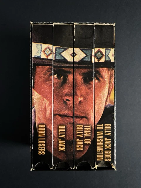 BILLY JACK VIDEO Collection VHS (Tom Laughlin, Delores Taylor) 1999 £13 ...