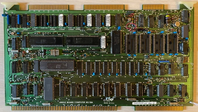 VINTAGE INTEL SBC-80/10A Single Board Computer, PWA 1000949-08 Rev 5 ...
