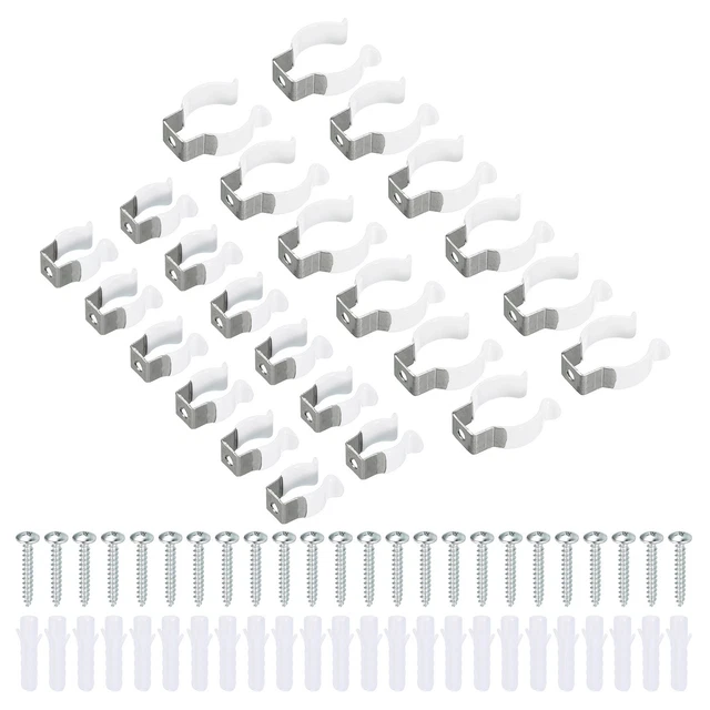 24PCS T5 T8 U Clips Holder Bracket for LED Light Bulb Mounting Bracket ...