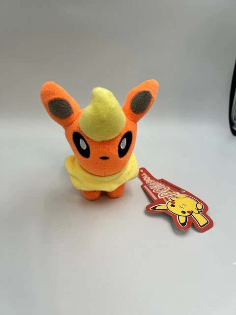 POKEMON CENTER FLAREON Small Soft Plush Teddy Bear Toy Nintendo 2010 £ ...