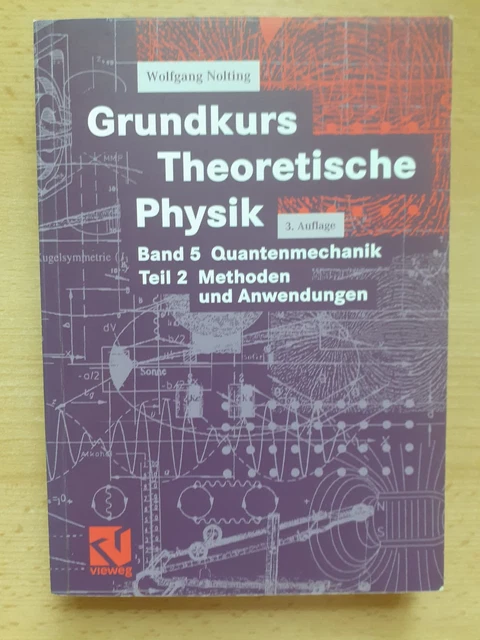 GRUNDKURS THEORETISCHE PHYSIK/ Band 5 Quantenmechanik Teil 2 EUR 12,99 - PicClick DE