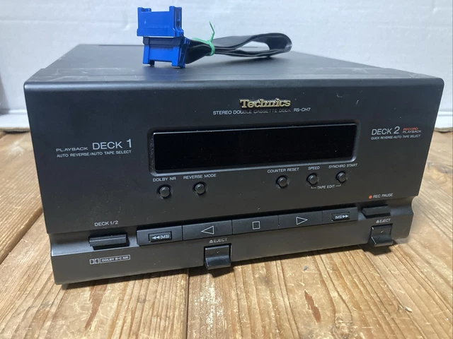 TECHNICS RS-CH7 DECK a doppia cassetta stereo testato funzionante EUR ...