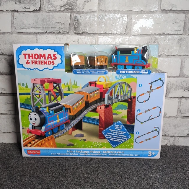 FISHER PRICE THOMAS & Friends 3-in-1 Package Pickup Playset Motorized ...
