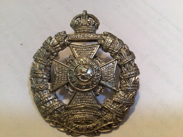 MILITARY BADGES RIFLE Brigade Officers Silver 1930s £24.00 - PicClick UK