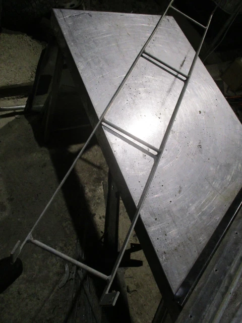 LAND ROVER SERIES Defender Roof Rack Access Ladder Galvanised - like ...