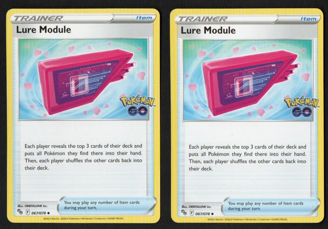LURE MODULE 067/078 Pokémon GO (2-Pack) Pokemon TCG Card $2.99 - PicClick AU