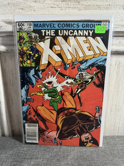 UNCANNY X-MEN #158 Marvel 1982 (FN) Rogue si unisce agli X-Men! EDICOLA ...