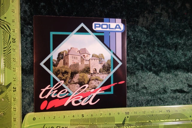 ALTER AUFKLEBER MODELLBAU Eisenbahn Modellbahn Häuser POLA the kit EUR ...