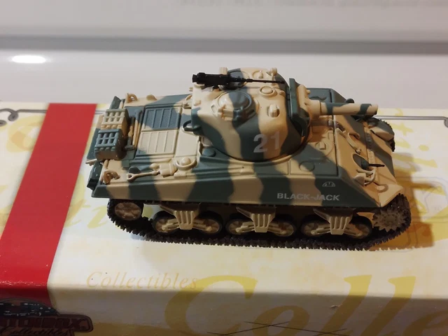 MATCHBOX COLLECTIBLES SHERMAN M4A3 105mm diecast Tank 1:72 #DYM37585 ...