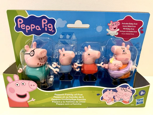 PEPPA PIG FAMILY Of Five BABY EVIE Has Arrived Mummy Daddy Peppa George ...