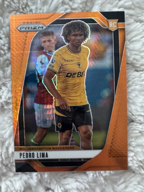 PANINI PRIZM 24/25 2025 Pedro Lima Rookie Wolves Orange Hyper SP £1.75 ...