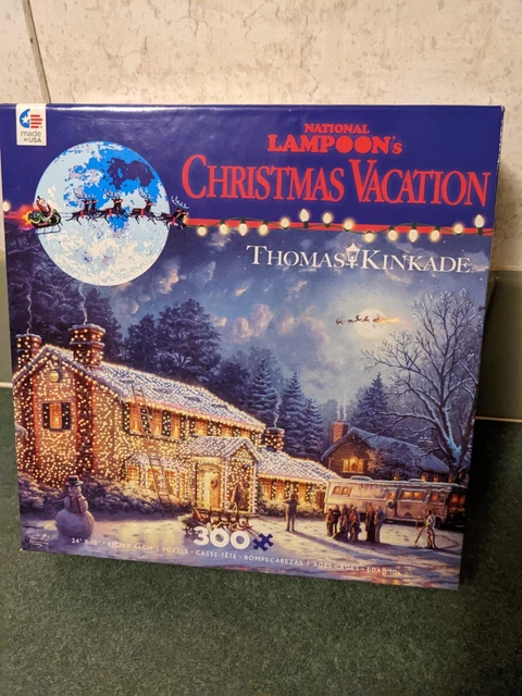 THOMAS KINKADE NATIONAL Lampoons Christmas Vacation Jigsaw Puzzle 300 ...
