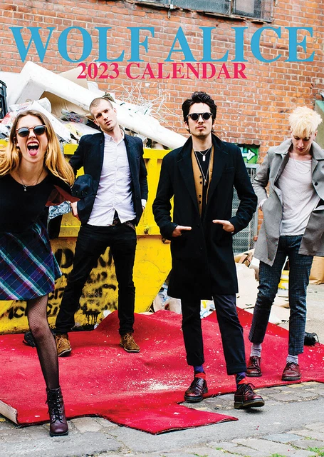 Wolf Alice Calendar 2023 Large A3 Size Wall New And Sealed Free Uk