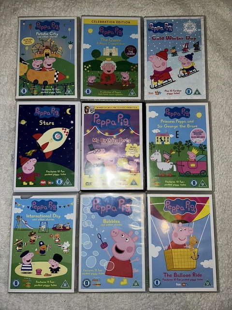 PEPPA PIG DVD Bundle X 9 TV Series, Childrens Animated, Family Free P&P ...