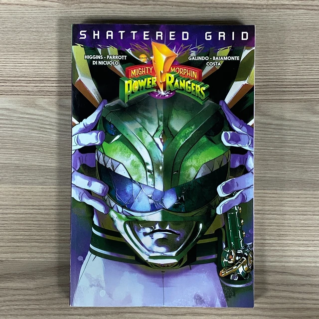 MIGHTY MORPHIN POWER Rangers Shattered Grid Graphic Novel Paperback ...