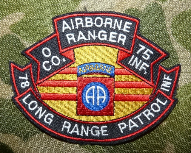 US ARMY RANGER Vietnam 75e régiment d'infanterie aéroporté D Co II ...
