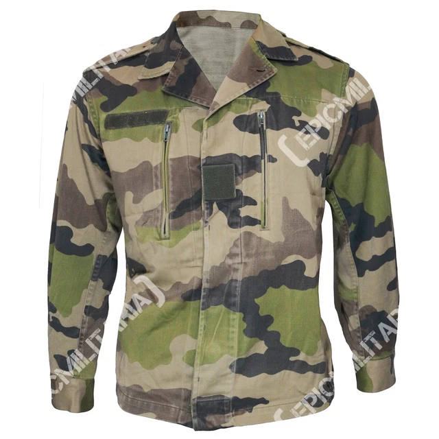 ORIGINAL FRENCH ARMY Military F2 CCE Camouflage Top Jacket Coat Shirt £ ...