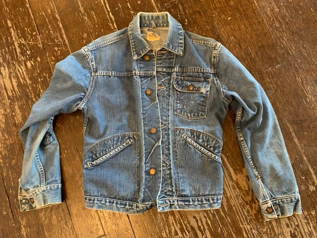 RARE VINTAGE 60S Blue Bell Wrangler, Small Selvedge Denim Jacket $299. ...