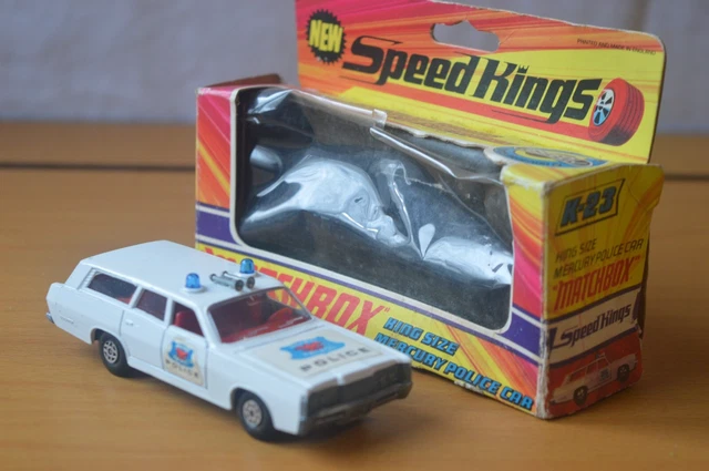 MATCHBOX SPEED KINGS K-23 Mercury Commuter Police Estate Car Boxed £8. ...