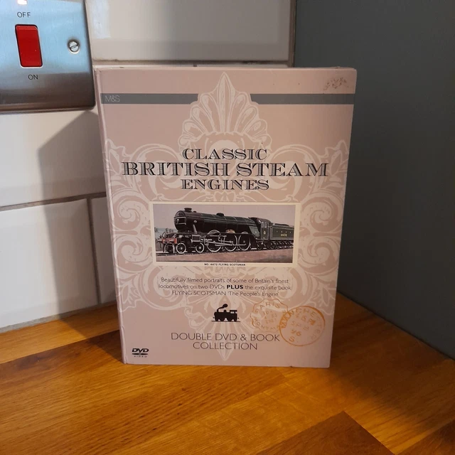 CLASSIC BRITISH STEAM Engines Double DVD and Flying Scotsman Book ...