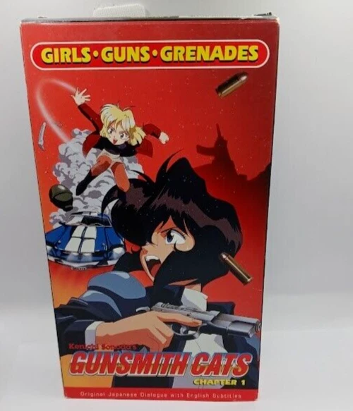 Gunsmith Cats Chapter 1 Girls Gun Grenades Vhs Tape 1995 £3346 Picclick Uk