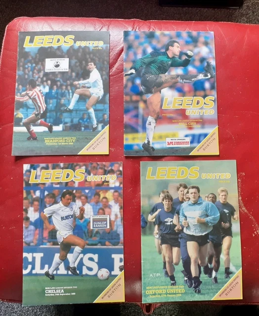 14 LEEDS UNITED Home Football Programmes 1988/89 £7.55 - PicClick UK