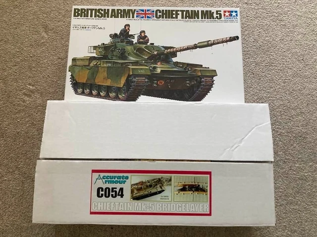 1/35 ACCURATE-ARMOUR CHIEFTAIN Bridge Layer with Tamiya Chieftain C054 ...