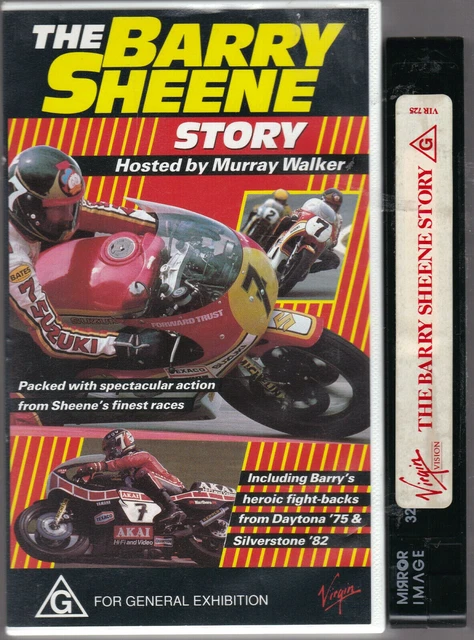 RARE VHS VIDEO Tape THE BARRY SHEENE STORY Small Box Murray Walker ...