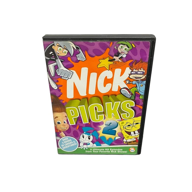 NICK PICKS 2 DVD 2005 w INSERT NICKELODEON RETRO FAMILY ANIMATION ...