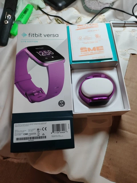 FITBIT VERSA LITE Edition Smartwatch Pink Fb415srwt EUR 50,00 - PicClick IT