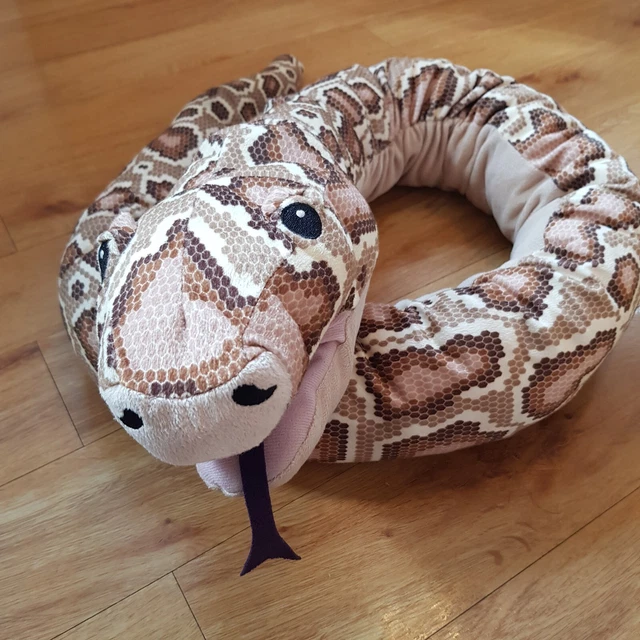 DJUNGELSKOG IKEA SNAKE Puppet Plush Soft Toy Cuddly 51" BURMESE Python ...