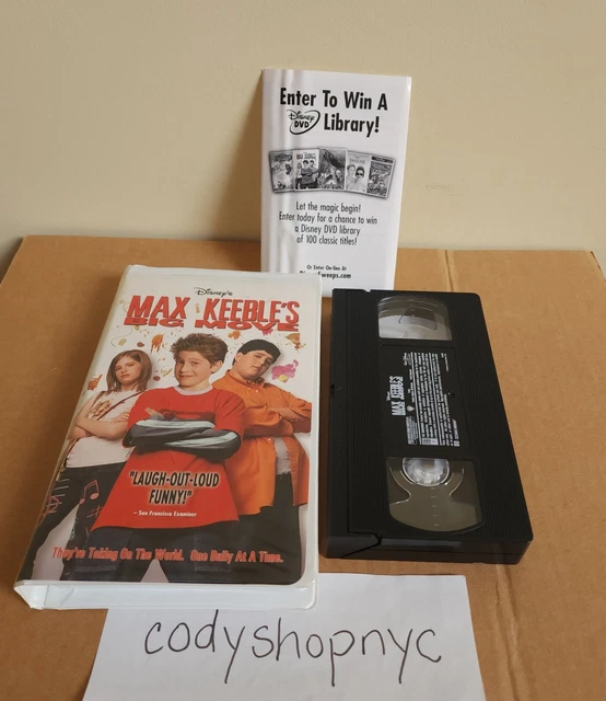 MAX KEEBLES BIG Move (VHS, 2002) Clamshell Walt Disney Video Kids Movie ...