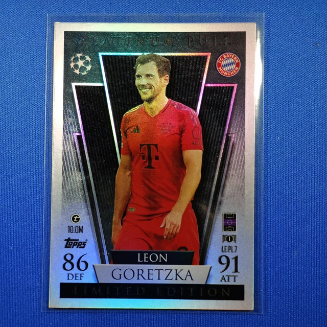 PLATINUM PULL LEON Goretzka Match Attax 2024/2025 Bayern Munich 24/25 ...