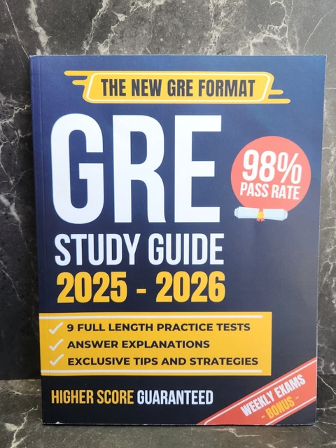 2025 / 2026 GRE Study Guide: The Most Complete Guide to Passing the ...