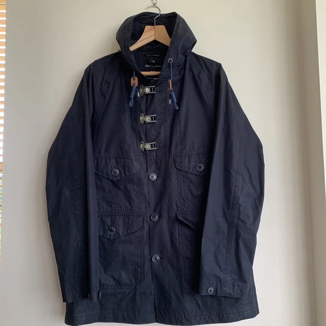 NIGEL CABOURN CLASSIC Ventile Cameraman Jacket (52) L Men’s Navy Mac ...