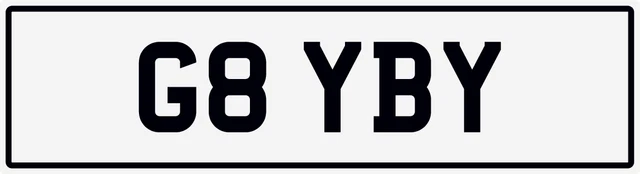 GIBBY GABBY THEME Private Car Number Plate Gib Gab Gibbs Gibson Old G ...