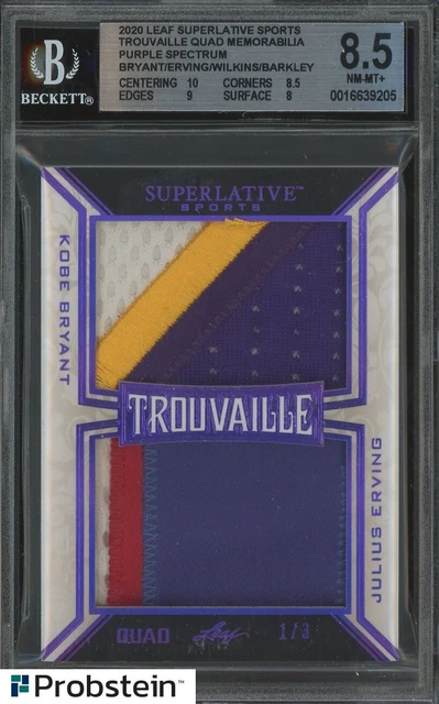 TOPPA CORTECCIA KOBE Bryant Erving Wilkins foglia superlativa 2020 /3 ...