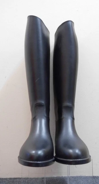 LADIES TOGGI EQUESTRIAN Long Pvc Black Riding Boots Uk 7 /7.5 Eu 41 Cg ...