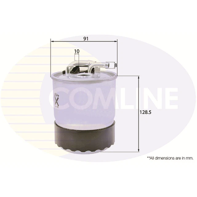 FUEL FILTER EFF178 Comline 05117492AA 05175429AB K05117492AA ...