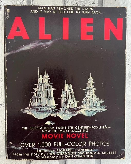 ALIEN: MOVIE NOVEL Over 1000 Full Colour Photos PB Book 1979 1st ...