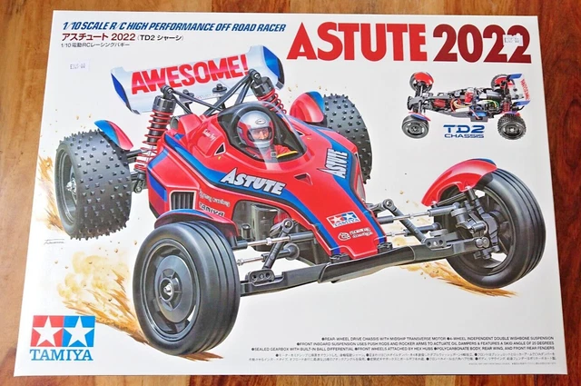 TAMIYA 58697 &ASTUTE 2022" 2WD Off Road Racer R/C Car Kit 1:10 Scale ...