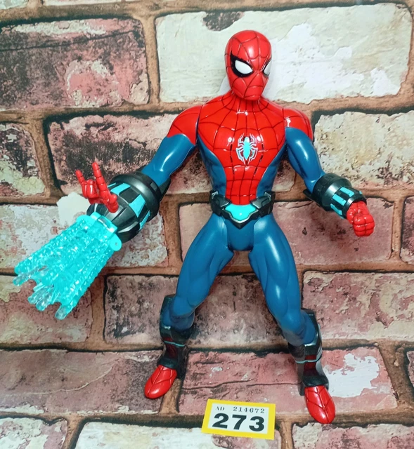 SPIDER-MAN 10& FIGURE With Spinning Web Push Button Hasbro 2012 Toy ...