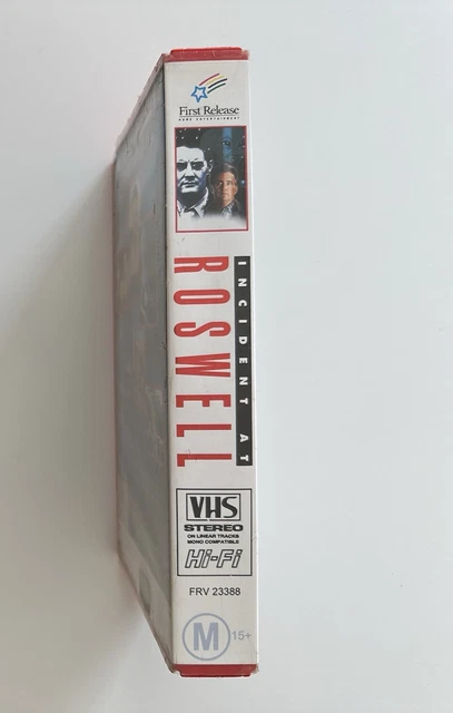 INCIDENT AT ROSWELL [VHS] First Release Big Box Ex-Rental Video Tape ...