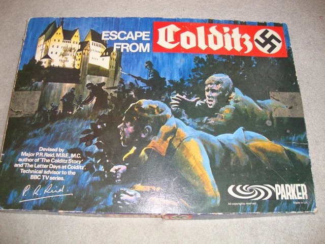 ESCAPE FROM COLDITZ Board Game Original With Swastika On Box Made By ...