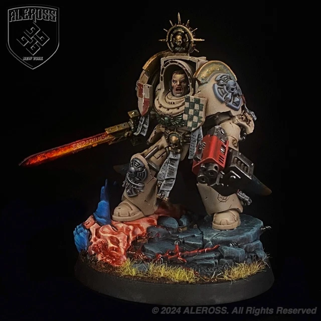 WARHAMMER 40K - Dark Angels Terminator Captain / Belial Conversion £7. ...