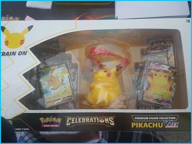 CELEBRATIONS PIKACHU VMAX Premium Figure Collection Box - Brand New ...