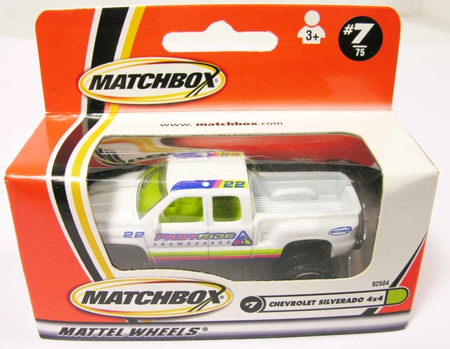 MINT MATCHBOX 7 Chevy Silverado 4X4 Chevrolet Pickup Truck In Unopened ...