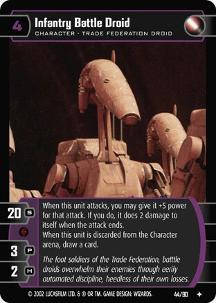 INFANTRY BATTLE DROID - Sith Rising - Star Wars TCG EUR 1,00 - PicClick FR