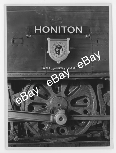 SR WEST COUNTRY Loco Nameplate photo No.34034 Honiton (un rebuilt) £3. ...