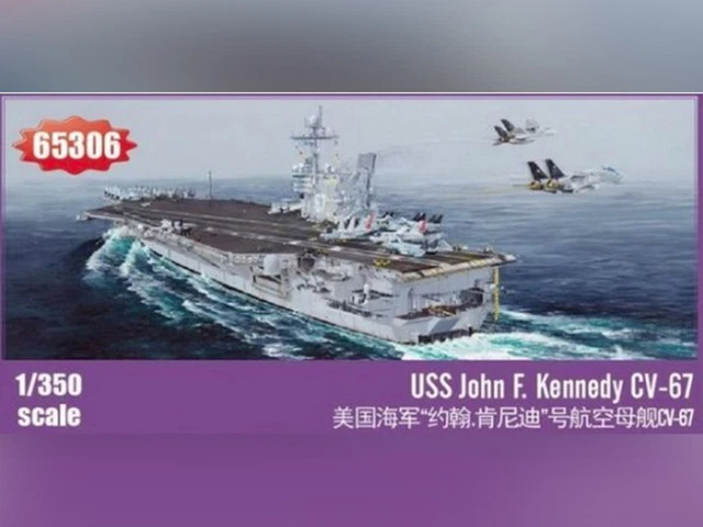 USS JOHN F. Kennedy CV-67 - échelle 1/350 - I LOVE KIT 65306 £147.67 ...